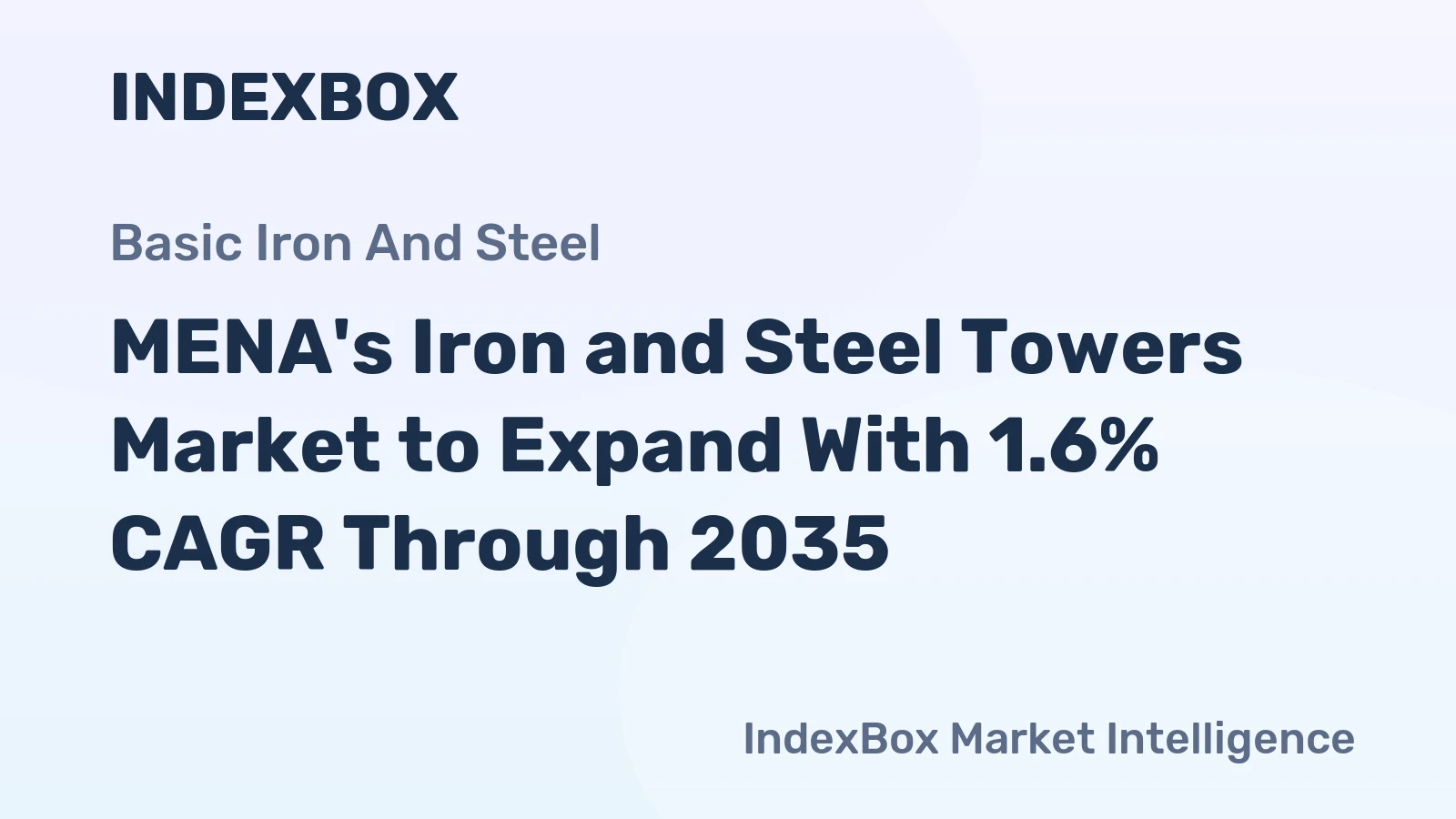 MENA's Iron and Steel Towers Market to Expand With 1.6% CAGR Through 2035