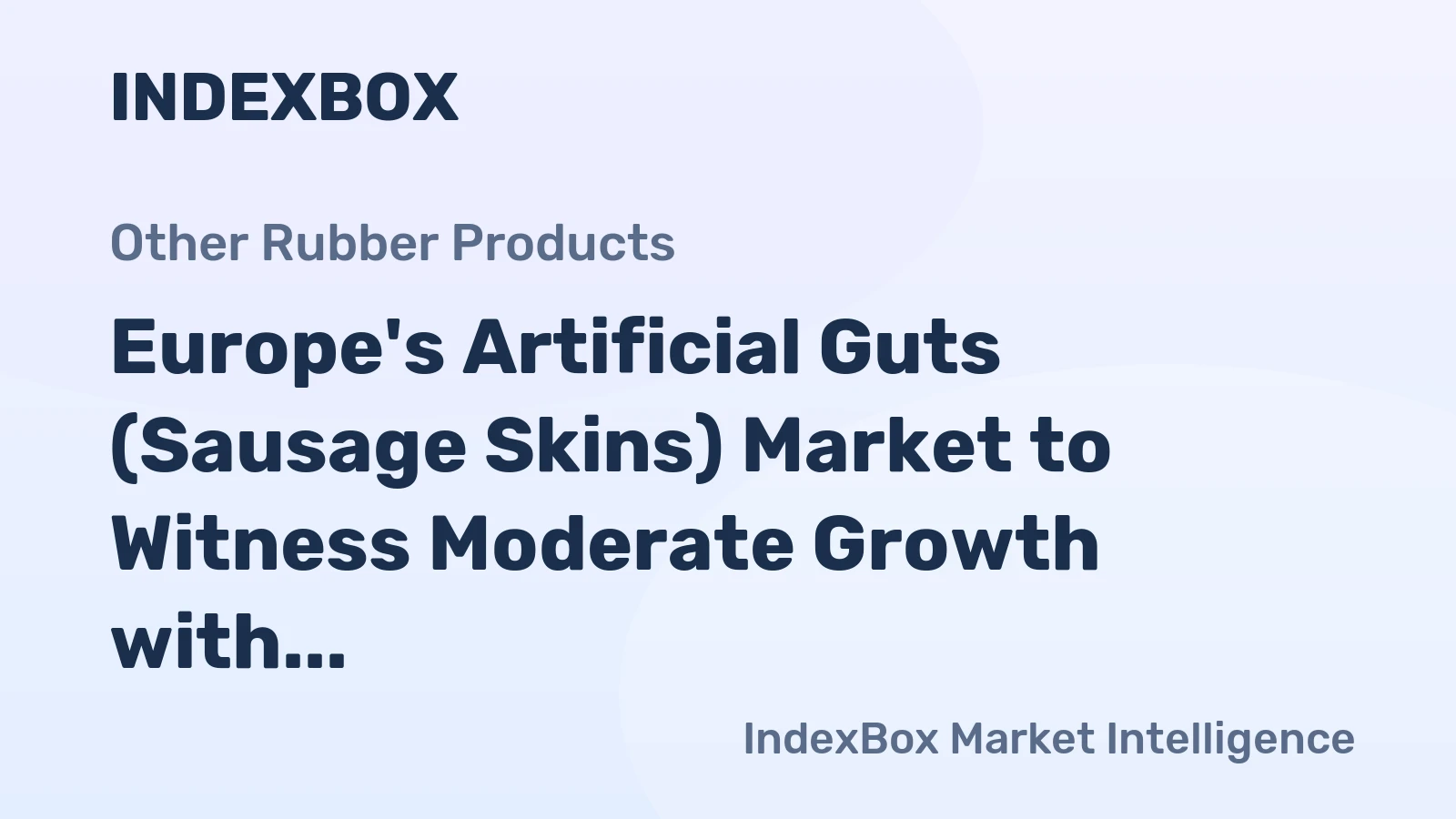 Europe's Artificial Guts (Sausage Skins) Market to Witness Moderate Growth with a CAGR of +0.8% from 2024 to 2035