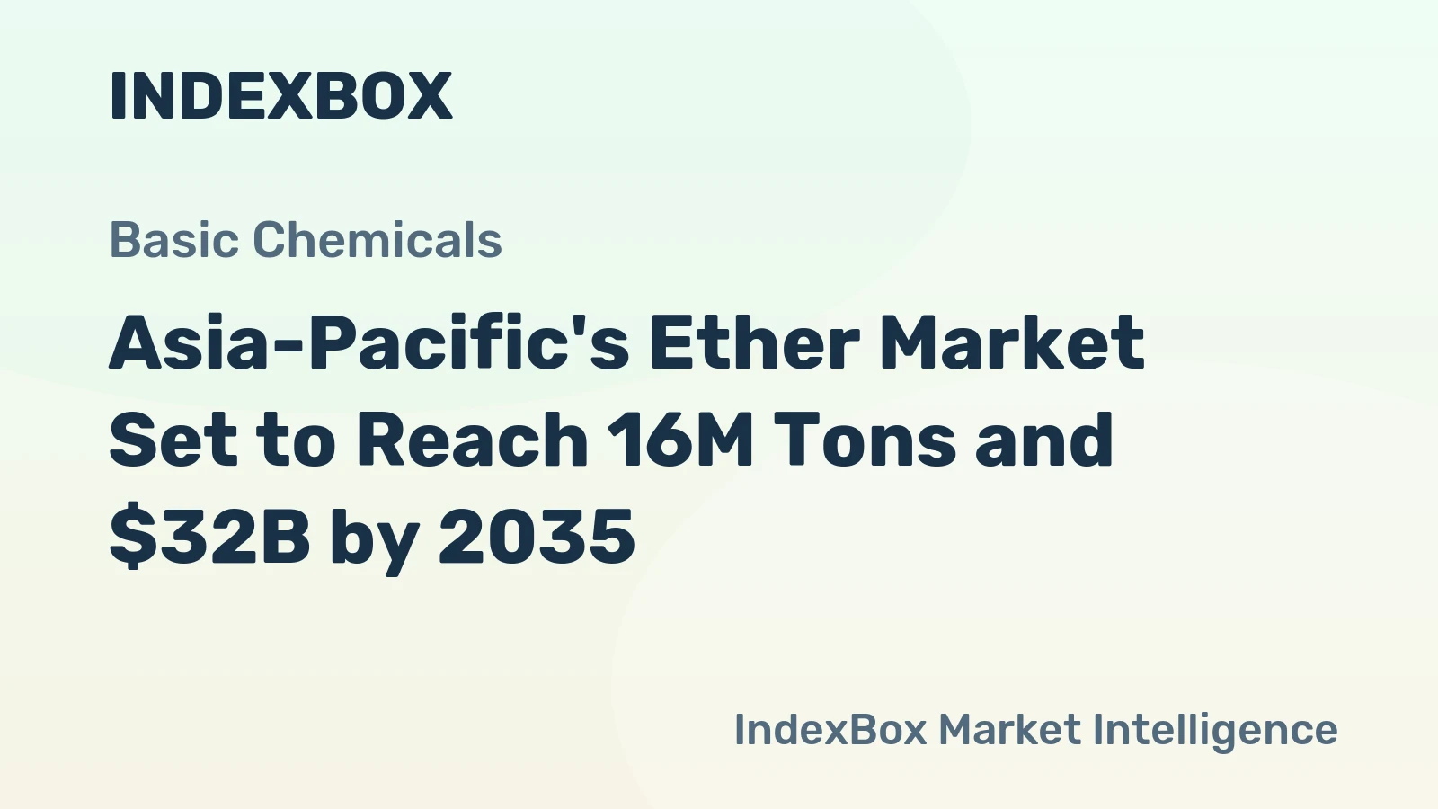 Asia-Pacific's Ether Market Set to Reach 16M Tons and $32B by 2035