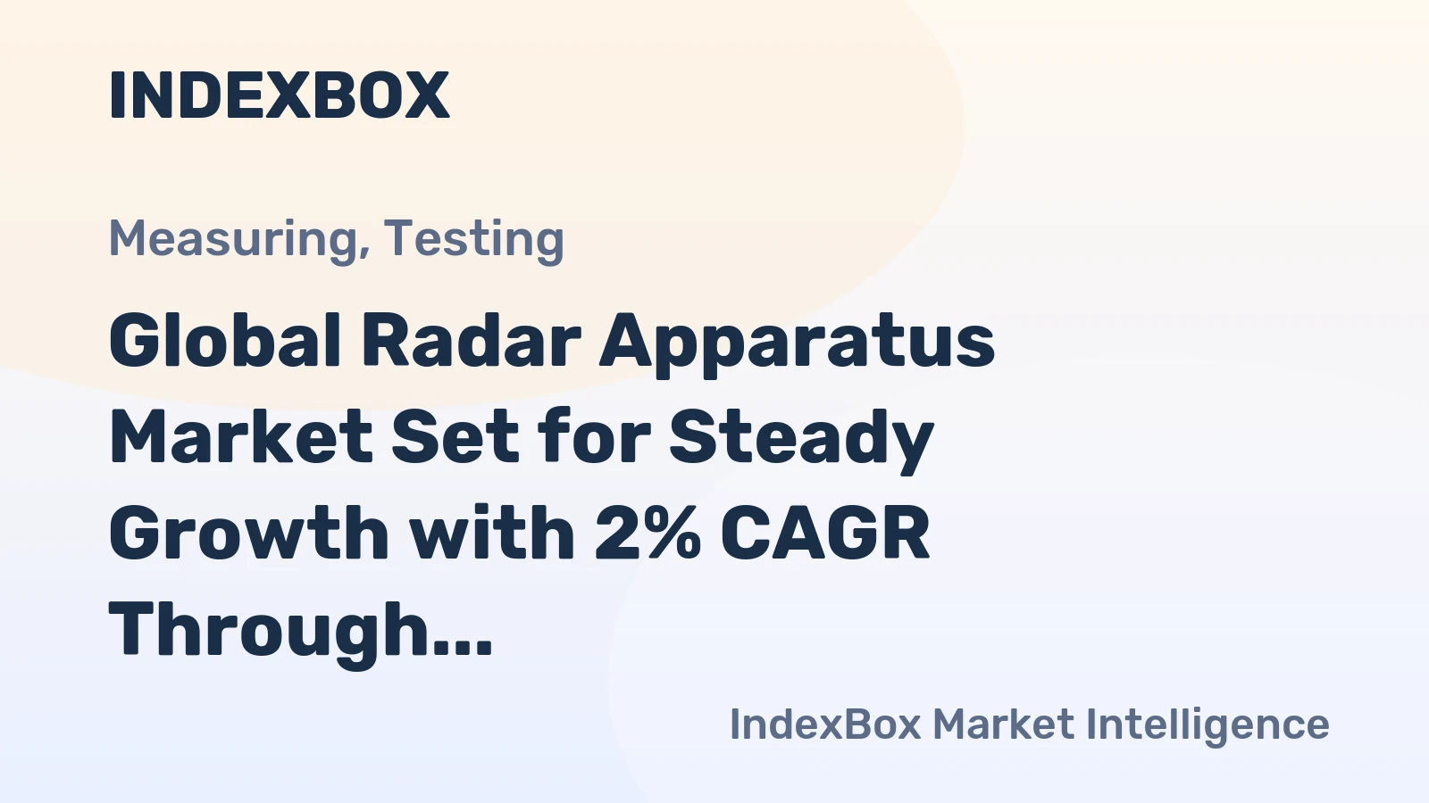 Global Radar Apparatus Market Set for Steady Growth with 2% CAGR Through 2035