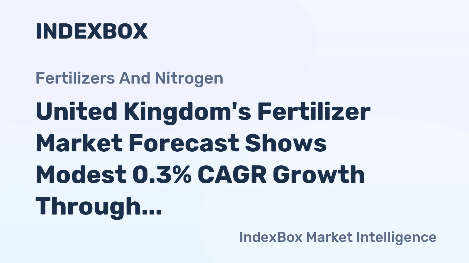 United Kingdom's Fertilizer Market Forecast Shows Modest 0.3% CAGR Growth Through 2035