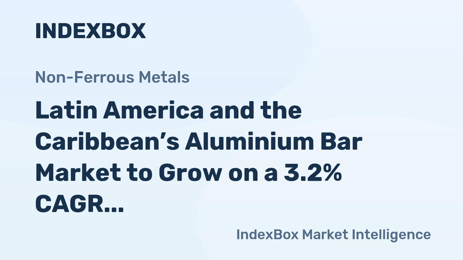 Latin America and the Caribbean’s Aluminium Bar Market to Grow on a 3.2% CAGR