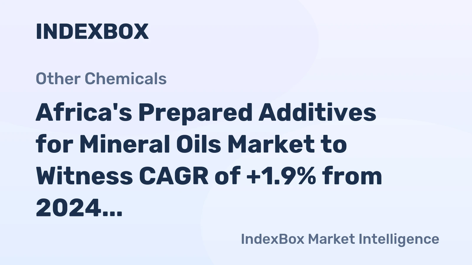 Africa's Prepared Additives for Mineral Oils Market to Witness CAGR of +1.9% from 2024 to 2035