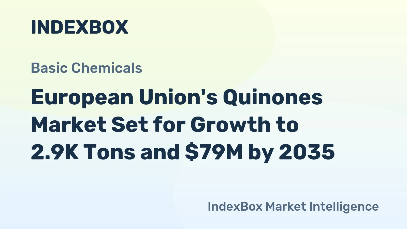European Union's Quinones Market Set for Growth to 2.9K Tons and $79M by 2035
