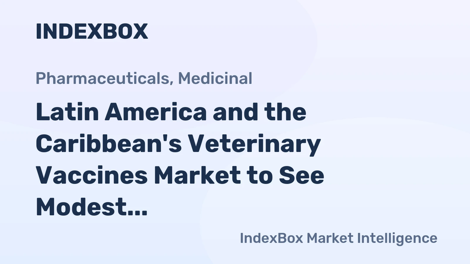 Latin America and the Caribbean's Veterinary Vaccines Market to See Modest Growth With a 1.0% CAGR in Value