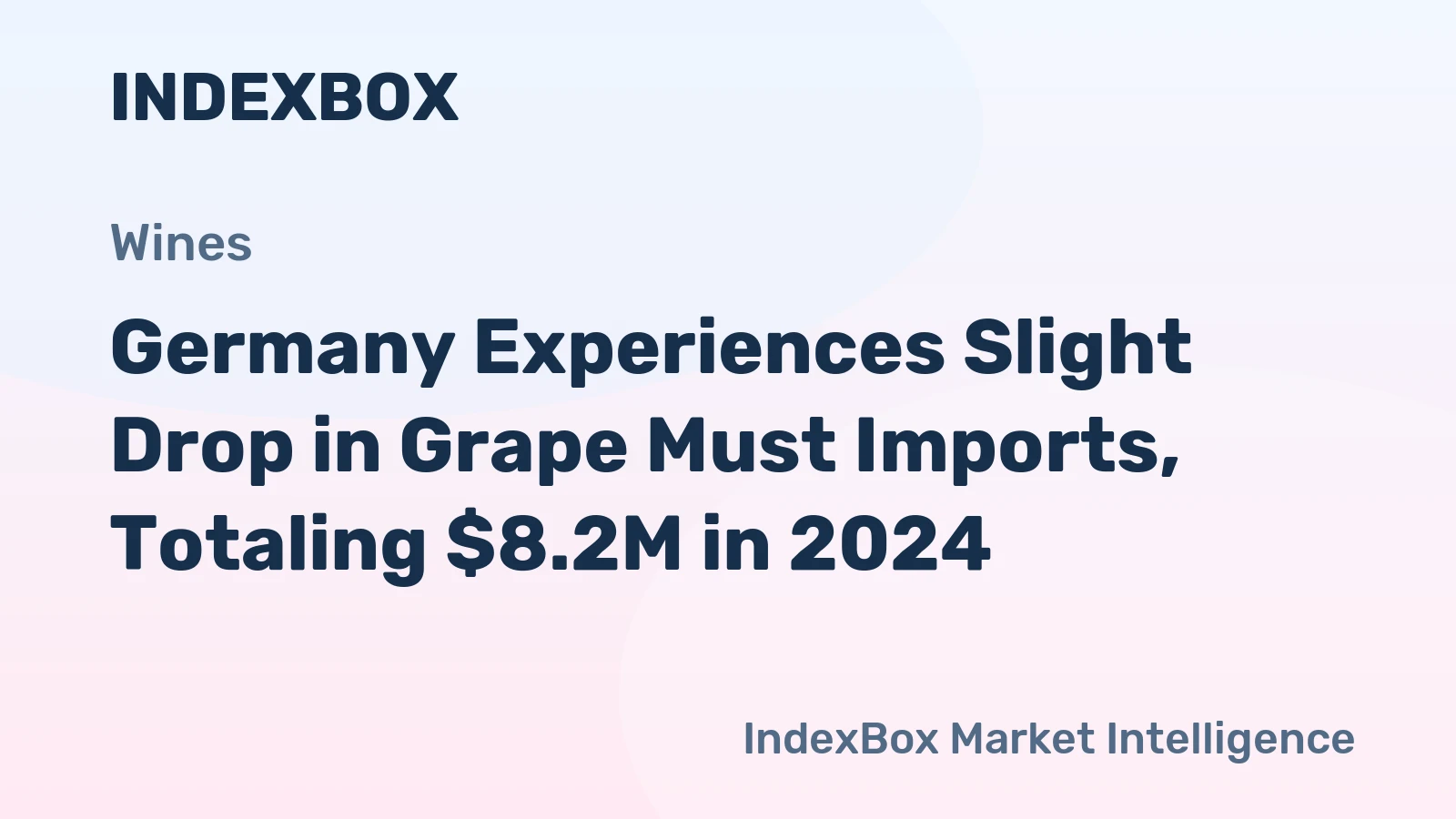 Germany Experiences Slight Drop in Grape Must Imports, Totaling $8.2M in 2024