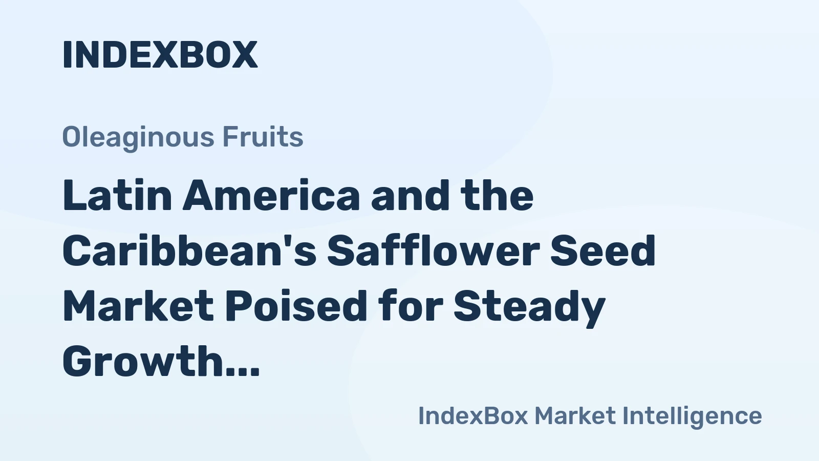 Latin America and the Caribbean's Safflower Seed Market Poised for Steady Growth with 2.1% CAGR