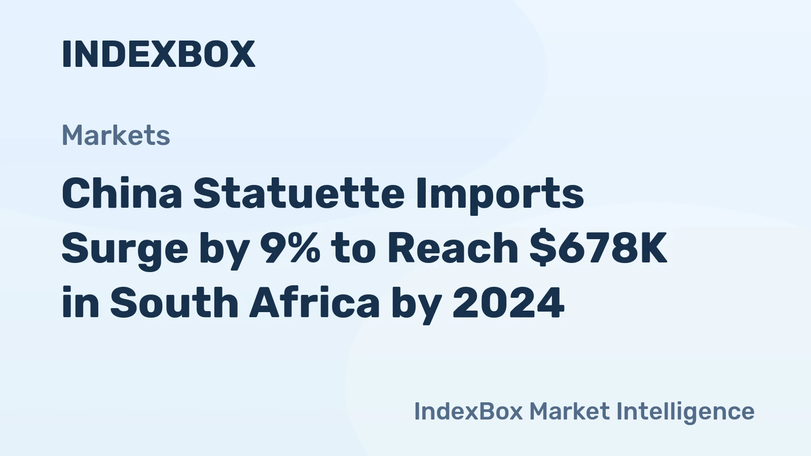 China Statuette Imports Surge by 9% to Reach $678K in South Africa by 2024
