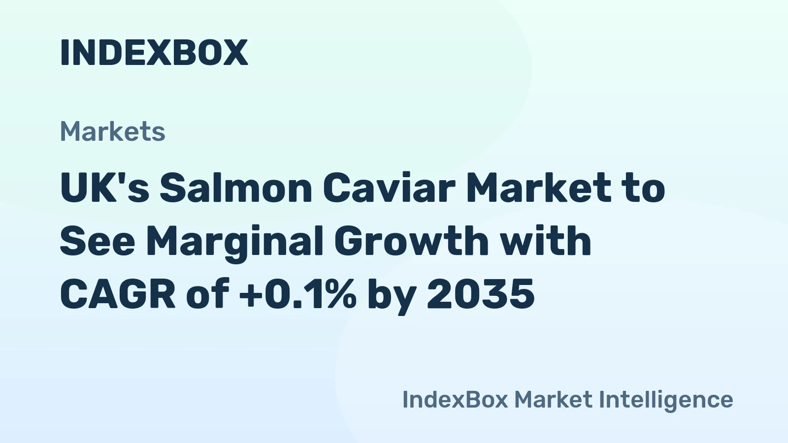 UK's Salmon Caviar Market to See Marginal Growth with CAGR of +0.1% by 2035
