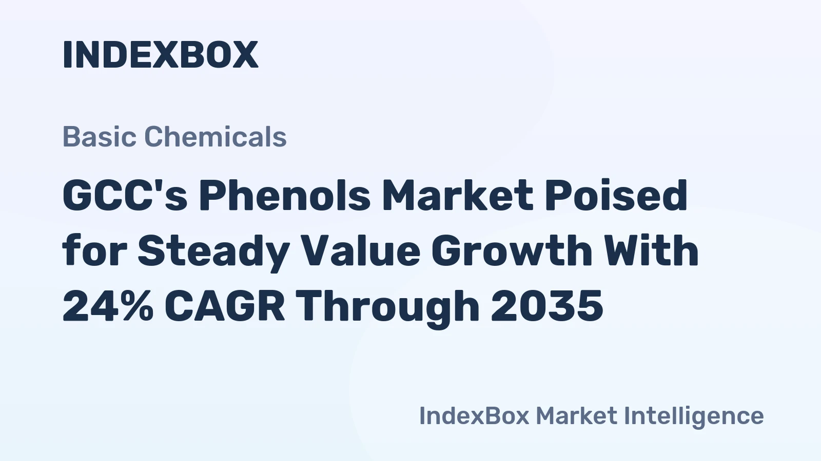 GCC's Phenols Market Poised for Steady Value Growth With 24% CAGR Through 2035