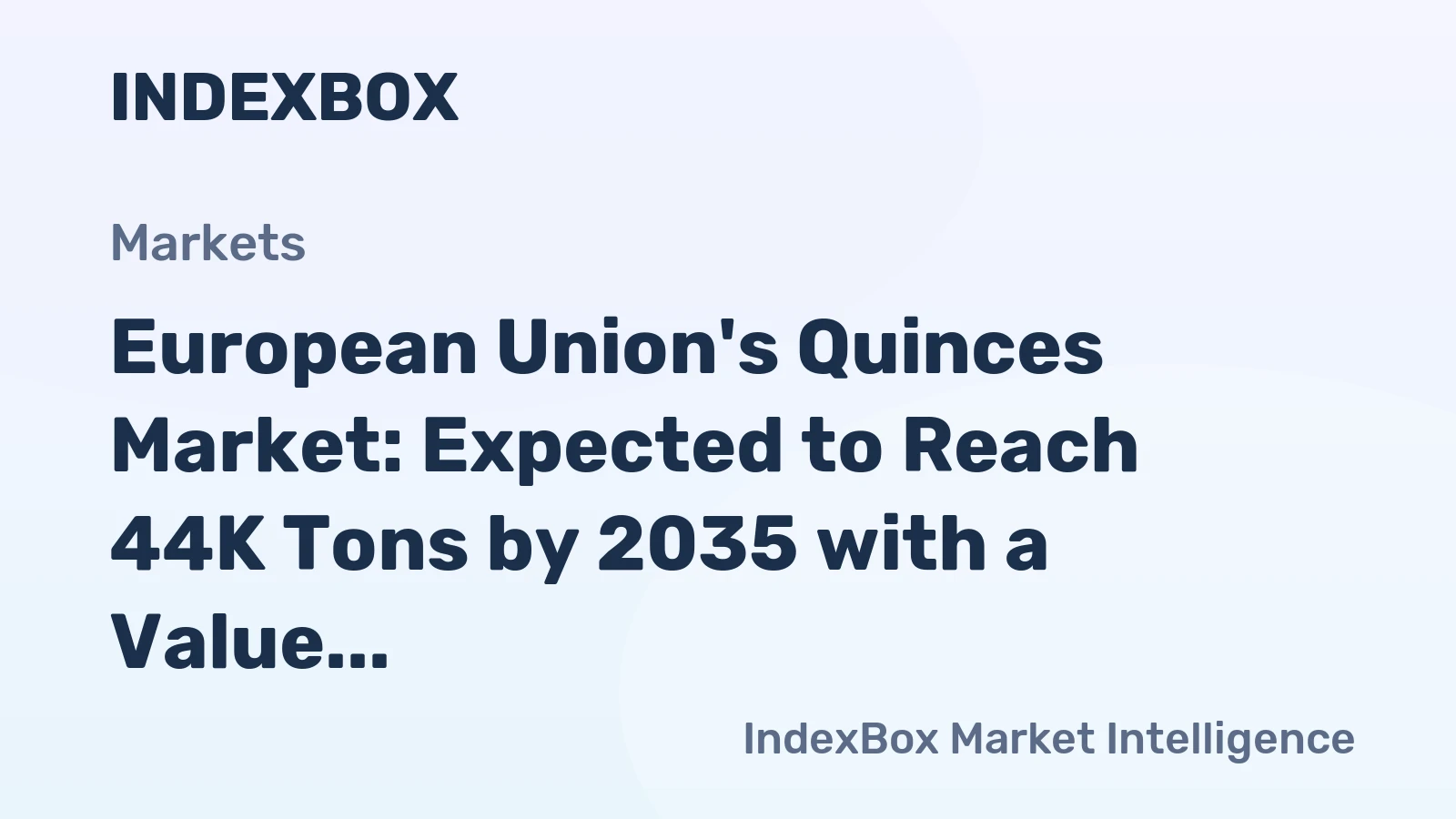 European Union's Quinces Market: Expected to Reach 44K Tons by 2035 with a Value of $69M