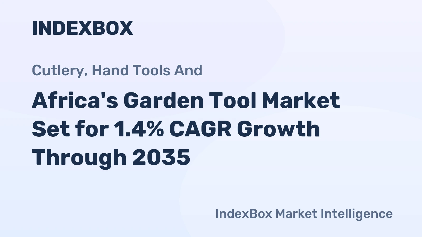 Africa's Garden Tool Market Set for 1.4% CAGR Growth Through 2035