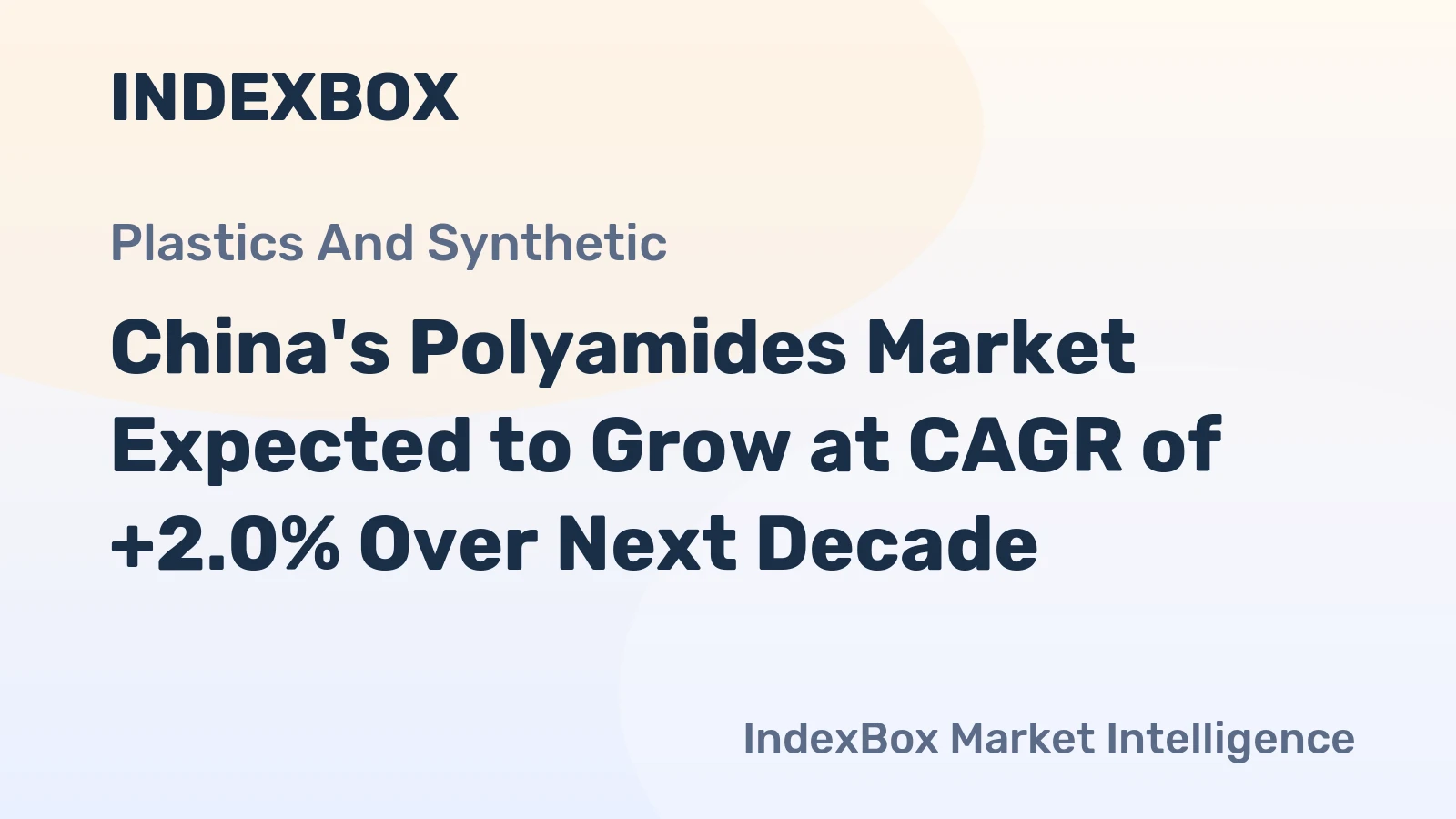 China's Polyamides Market Expected to Grow at CAGR of +2.0% Over Next Decade