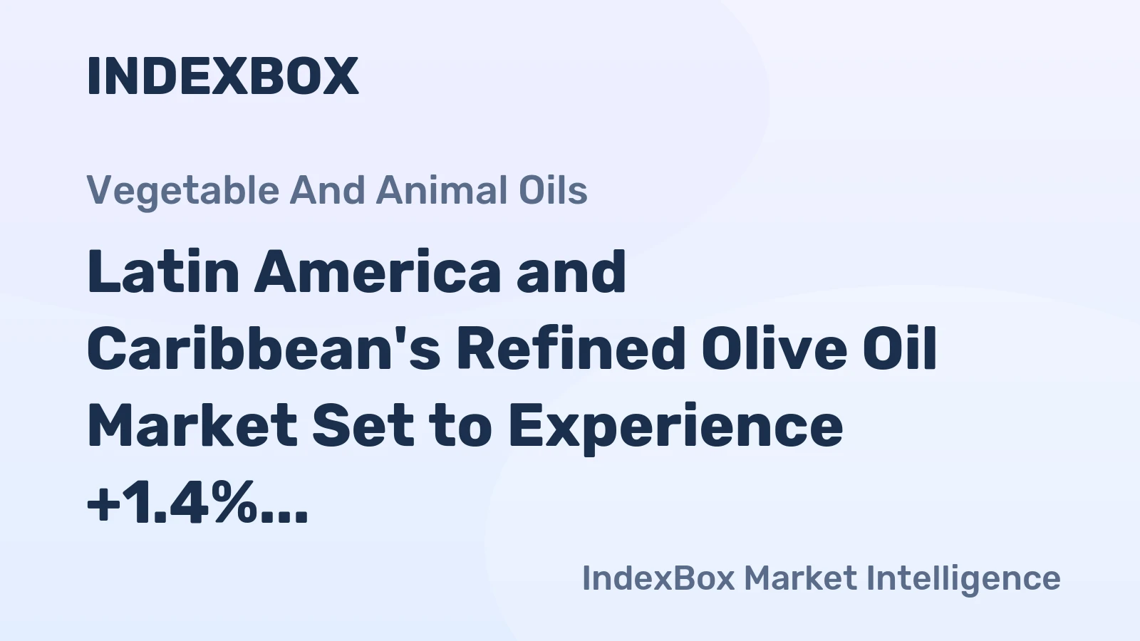 Latin America and Caribbean's Refined Olive Oil Market Set to Experience +1.4% CAGR Growth by 2035, Reaching $7B in Value