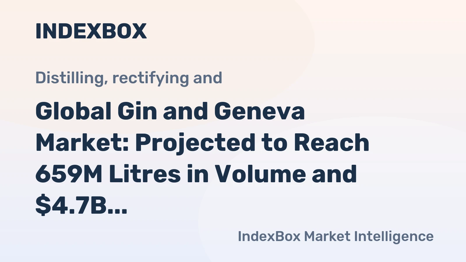 Global Gin and Geneva Market: Projected to Reach 659M Litres in Volume and $4.7B in Value by 2035
