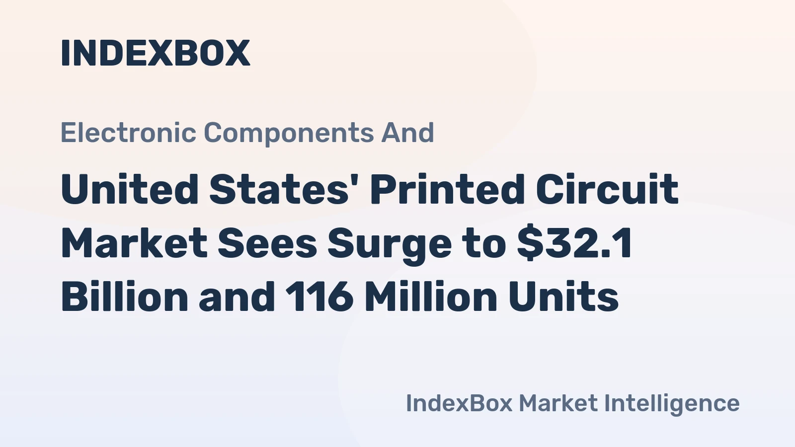 United States' Printed Circuit Market Sees Surge to $32.1 Billion and 116 Million Units