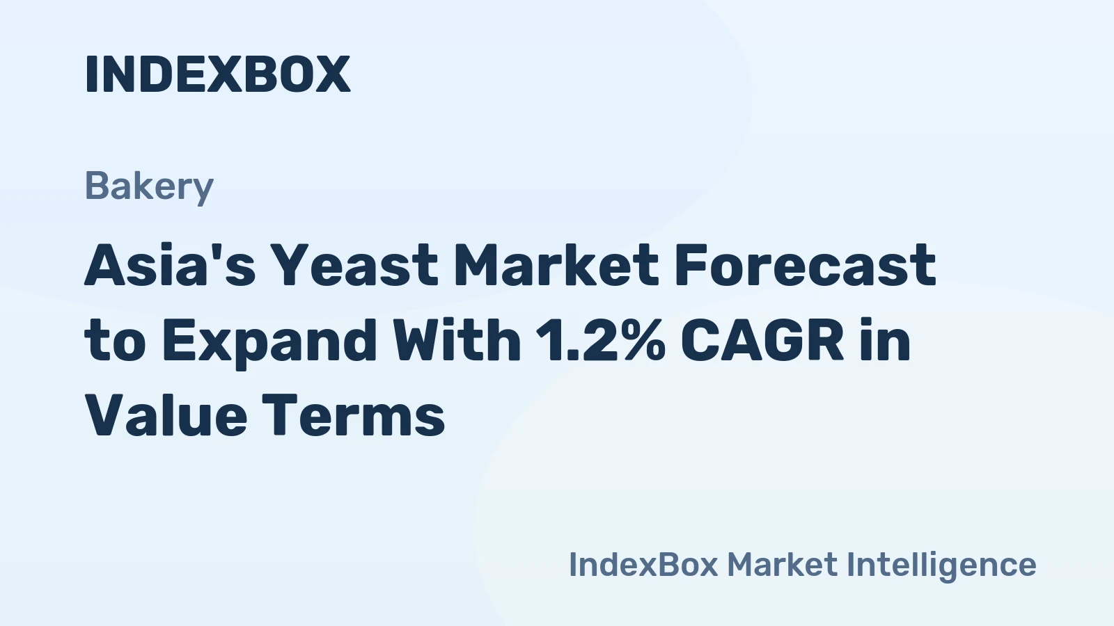 Asia's Yeast Market Forecast to Expand With 1.2% CAGR in Value Terms