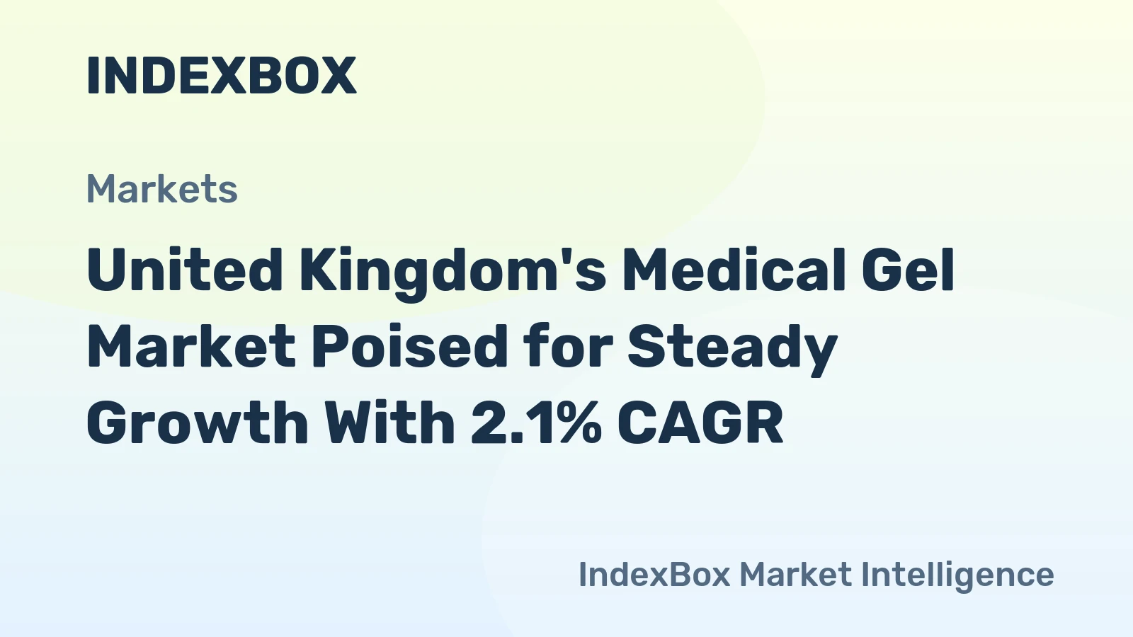 United Kingdom's Medical Gel Market Poised for Steady Growth With 2.1% CAGR