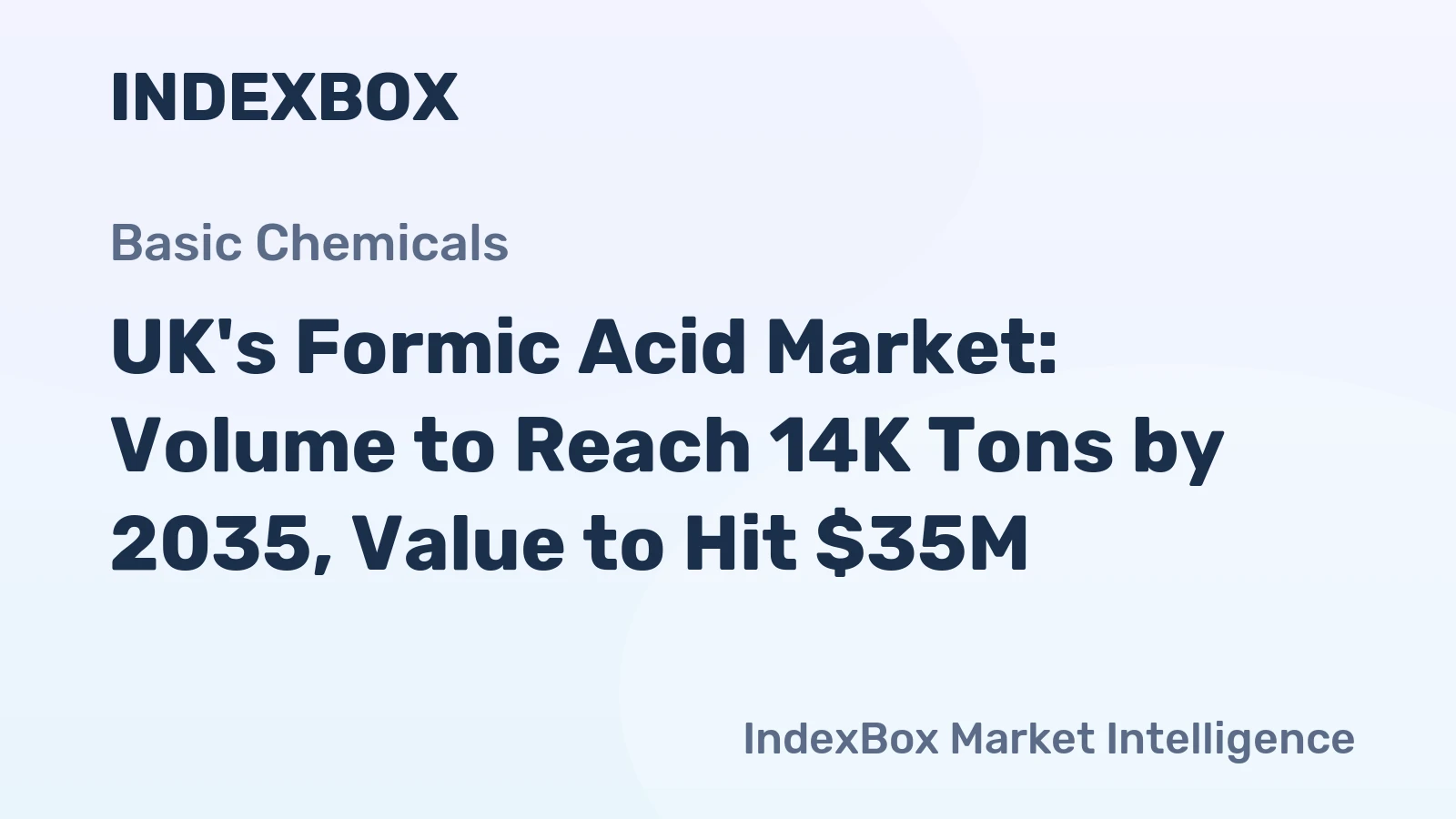 UK's Formic Acid Market: Volume to Reach 14K Tons by 2035, Value to Hit $35M