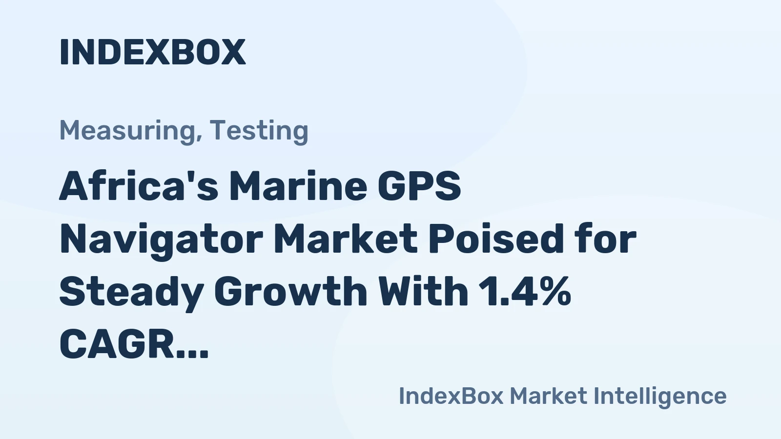 Africa's Marine GPS Navigator Market Poised for Steady Growth With 1.4% CAGR Through 2035