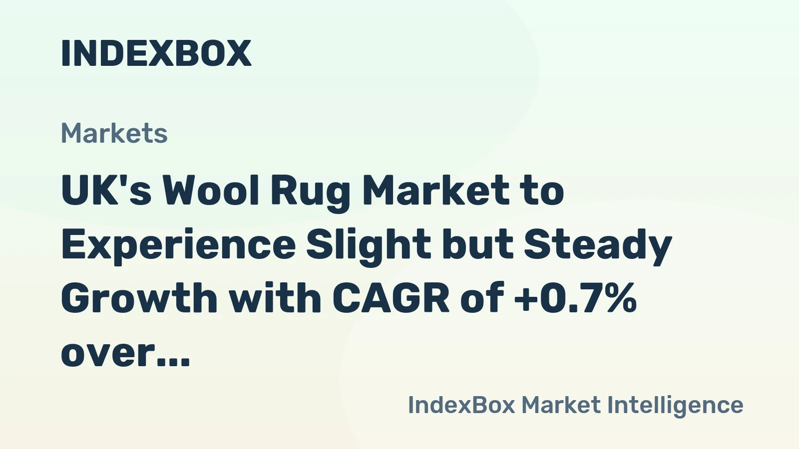 UK's Wool Rug Market to Experience Slight but Steady Growth with CAGR of +0.7% over Next Decade
