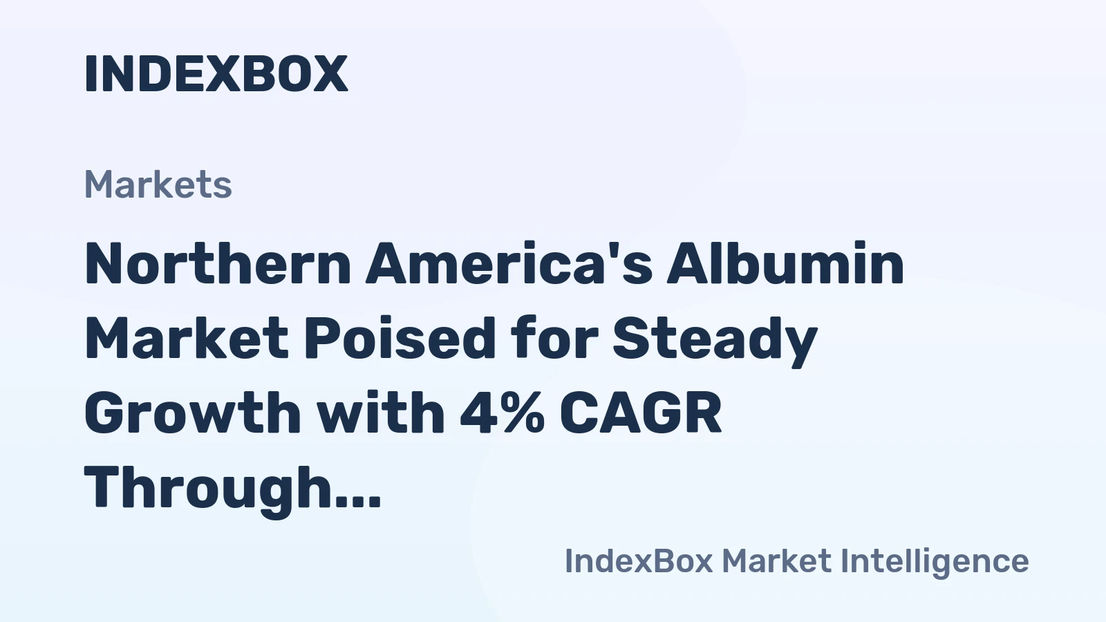 Northern America's Albumin Market Poised for Steady Growth with 4% CAGR Through 2035