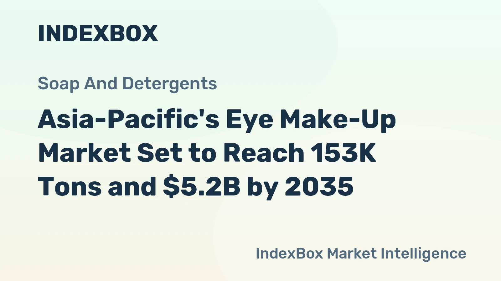 Asia-Pacific's Eye Make-Up Market Set to Reach 153K Tons and $5.2B by 2035