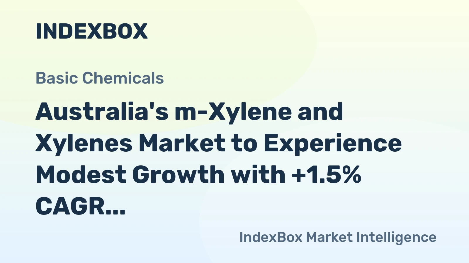 Australia's m-Xylene and Xylenes Market to Experience Modest Growth with +1.5% CAGR from 2024 to 2035