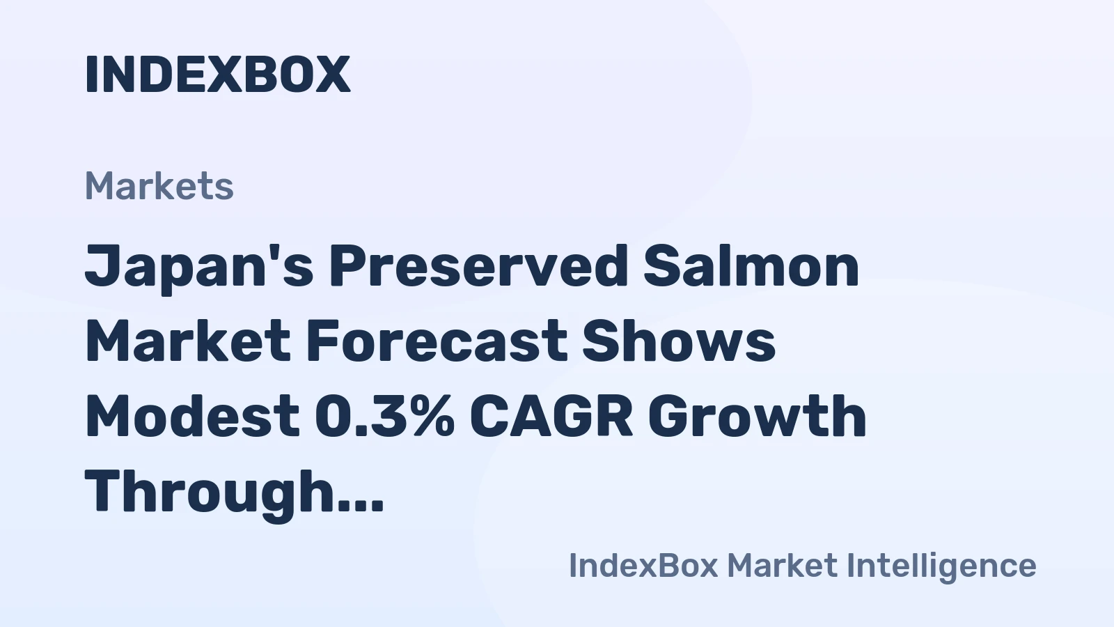 Japan's Preserved Salmon Market Forecast Shows Modest 0.3% CAGR Growth Through 2035