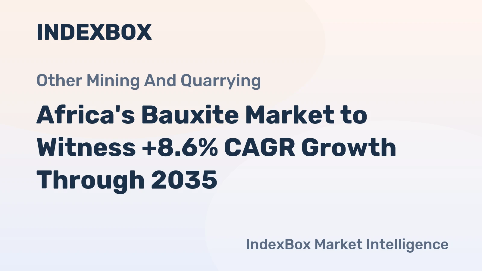 Africa's Bauxite Market to Witness +8.6% CAGR Growth Through 2035