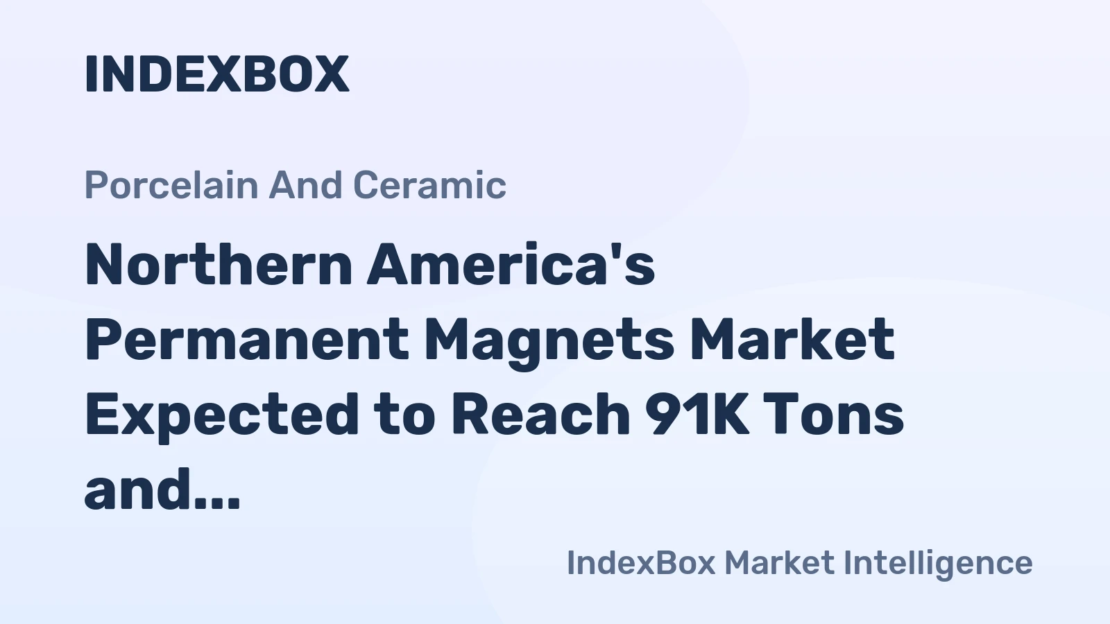 Northern America's Permanent Magnets Market Expected to Reach 91K Tons and $1.3B by 2035