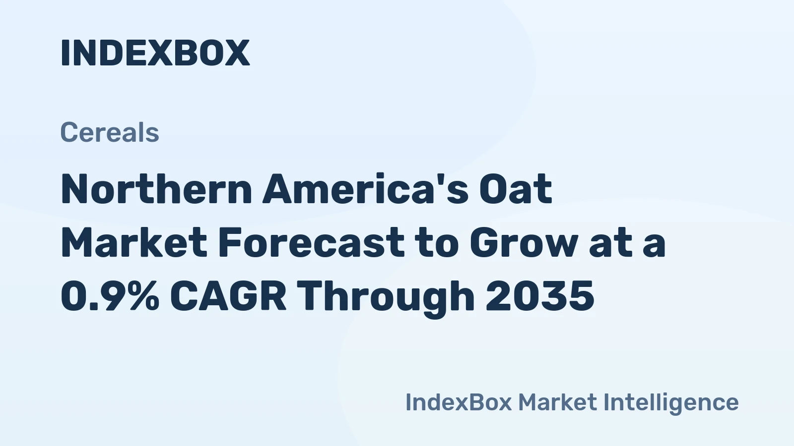 Northern America's Oat Market Forecast to Grow at a 0.9% CAGR Through 2035