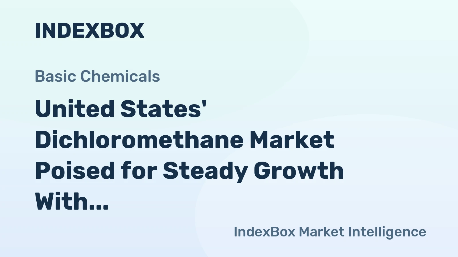 United States' Dichloromethane Market Poised for Steady Growth With a 2% CAGR in Value Through 2035