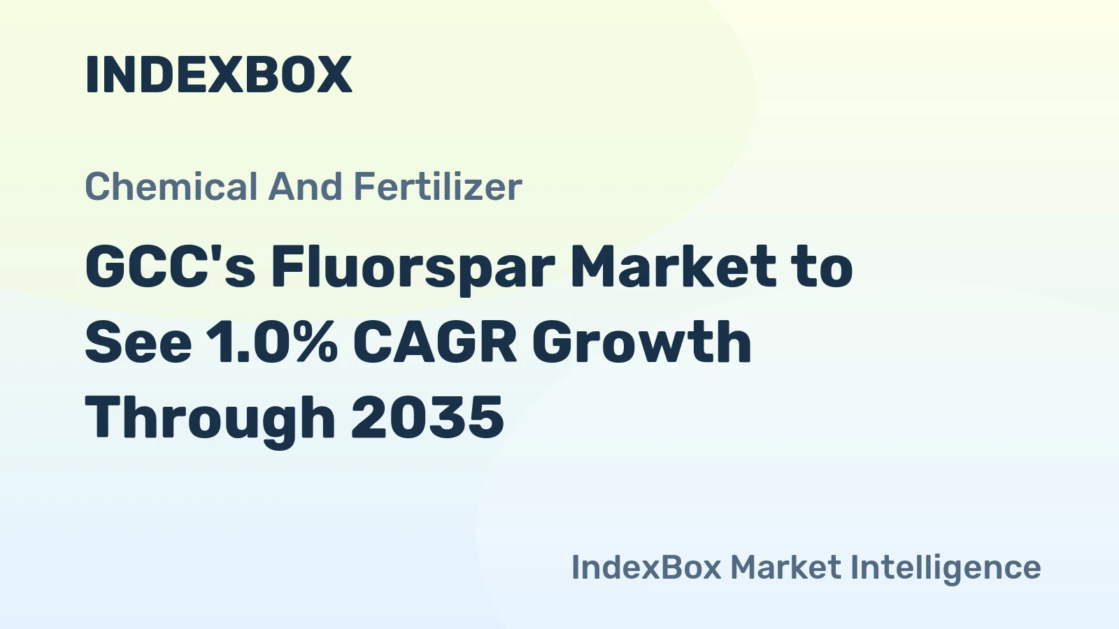 GCC's Fluorspar Market to See 1.0% CAGR Growth Through 2035