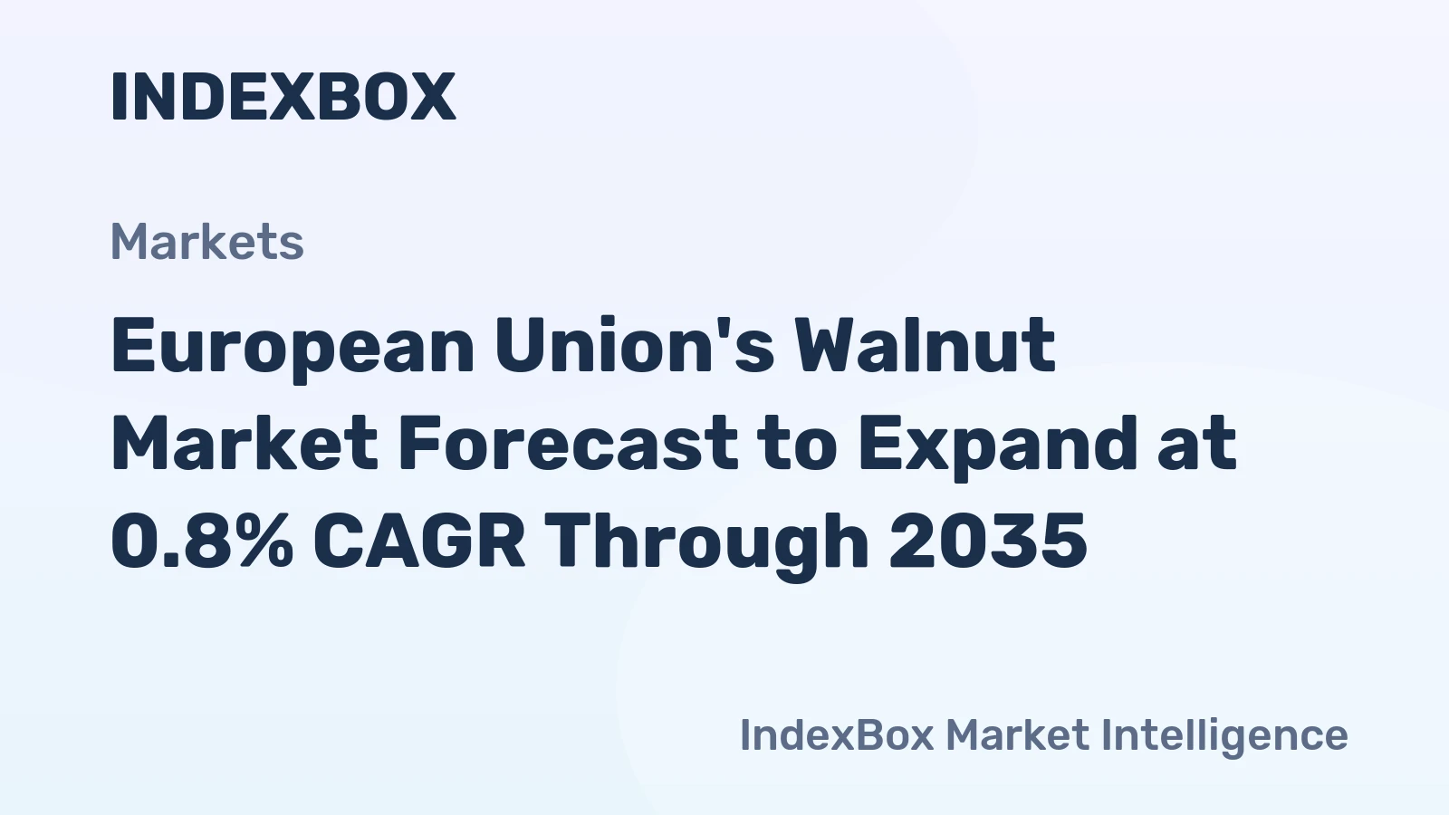 European Union's Walnut Market Forecast to Expand at 0.8% CAGR Through 2035