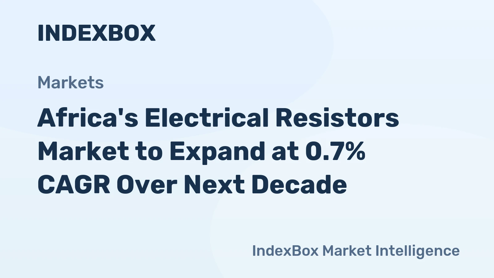 Africa's Electrical Resistors Market to Expand at 0.7% CAGR Over Next Decade