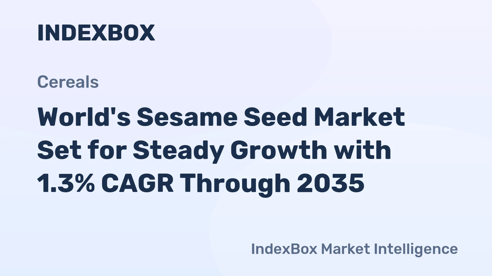 World's Sesame Seed Market Set for Steady Growth with 1.3% CAGR Through 2035