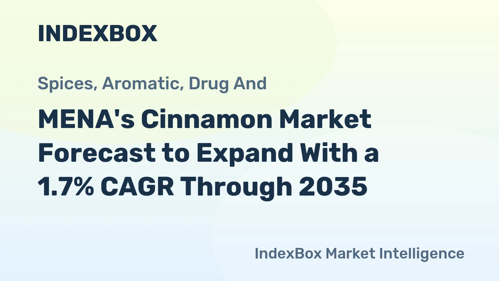 MENA's Cinnamon Market Forecast to Expand With a 1.7% CAGR Through 2035