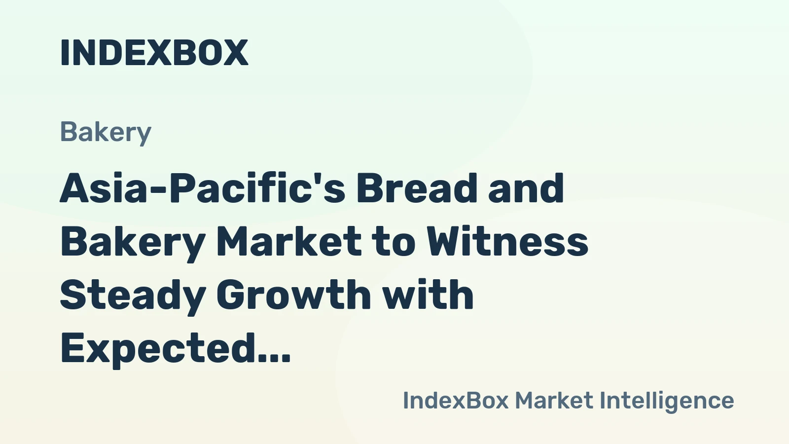 Asia-Pacific's Bread and Bakery Market to Witness Steady Growth with Expected CAGR of +0.8% from 2024 to 2035