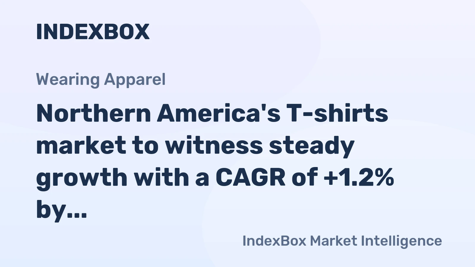 Northern America's T-shirts market to witness steady growth with a CAGR of +1.2% by 2035