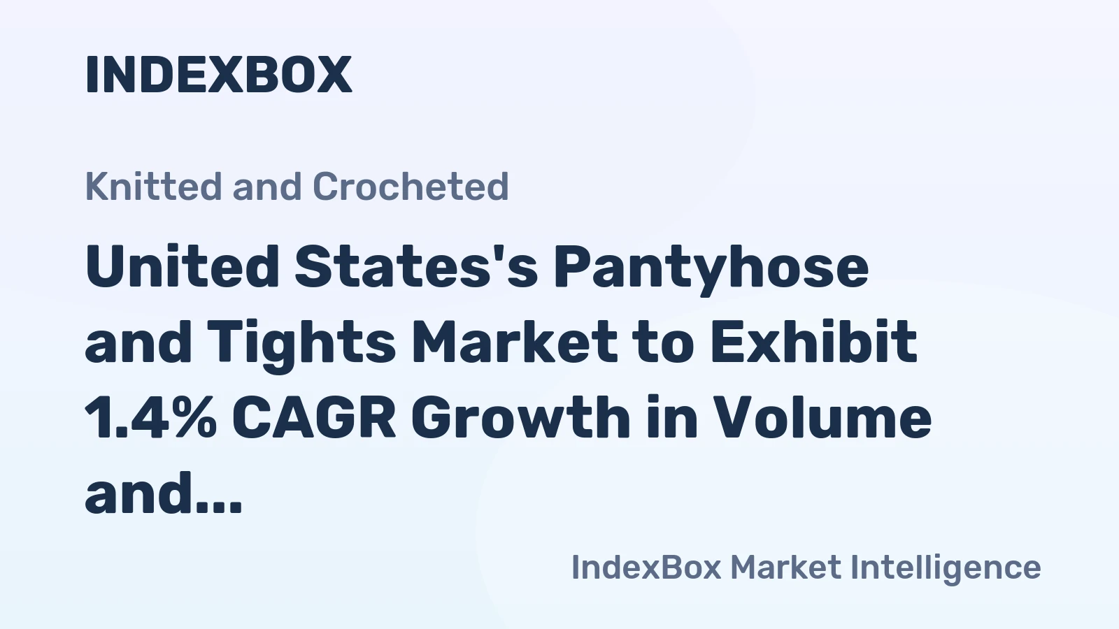 United States's Pantyhose and Tights Market to Exhibit 1.4% CAGR Growth in Volume and 6.7% CAGR Growth in Value from 2024 to 2035