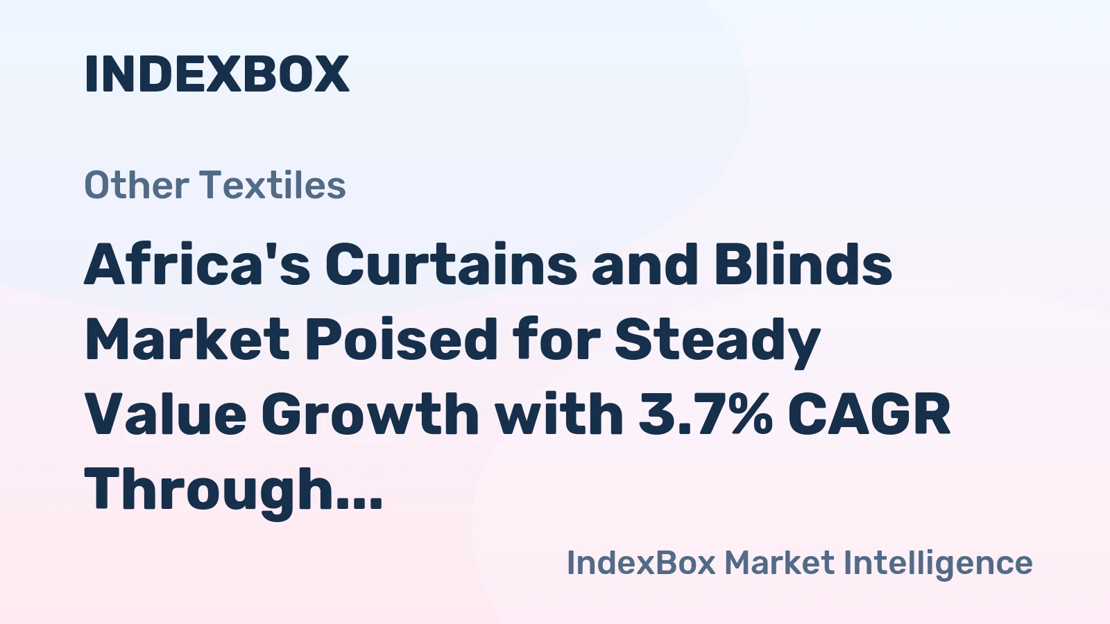Africa's Curtains and Blinds Market Poised for Steady Value Growth with 3.7% CAGR Through 2035