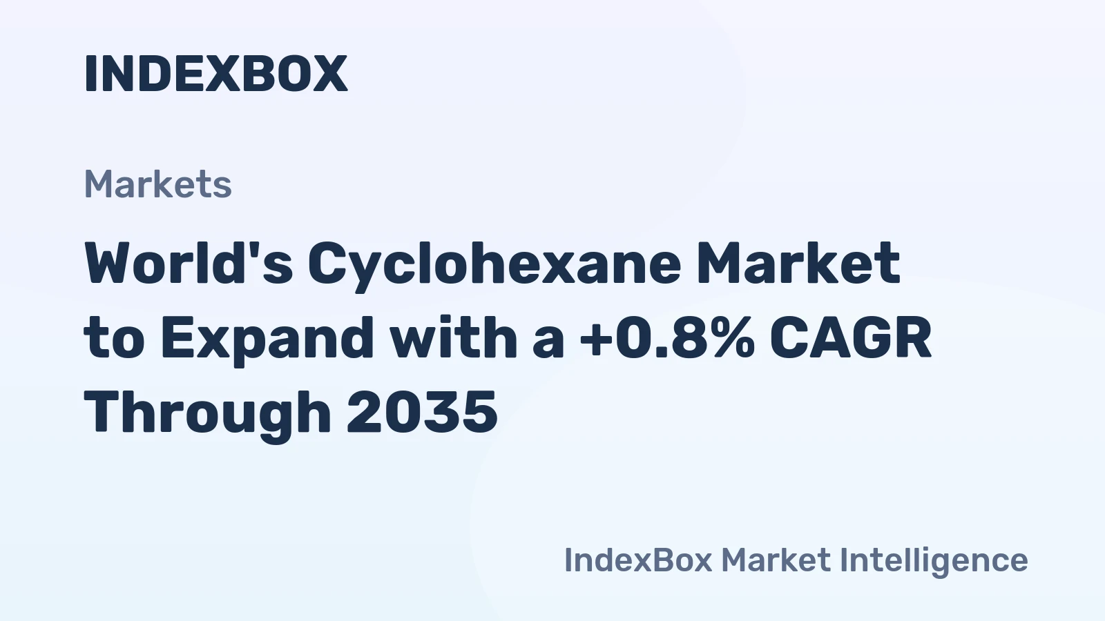 World's Cyclohexane Market to Expand with a +0.8% CAGR Through 2035