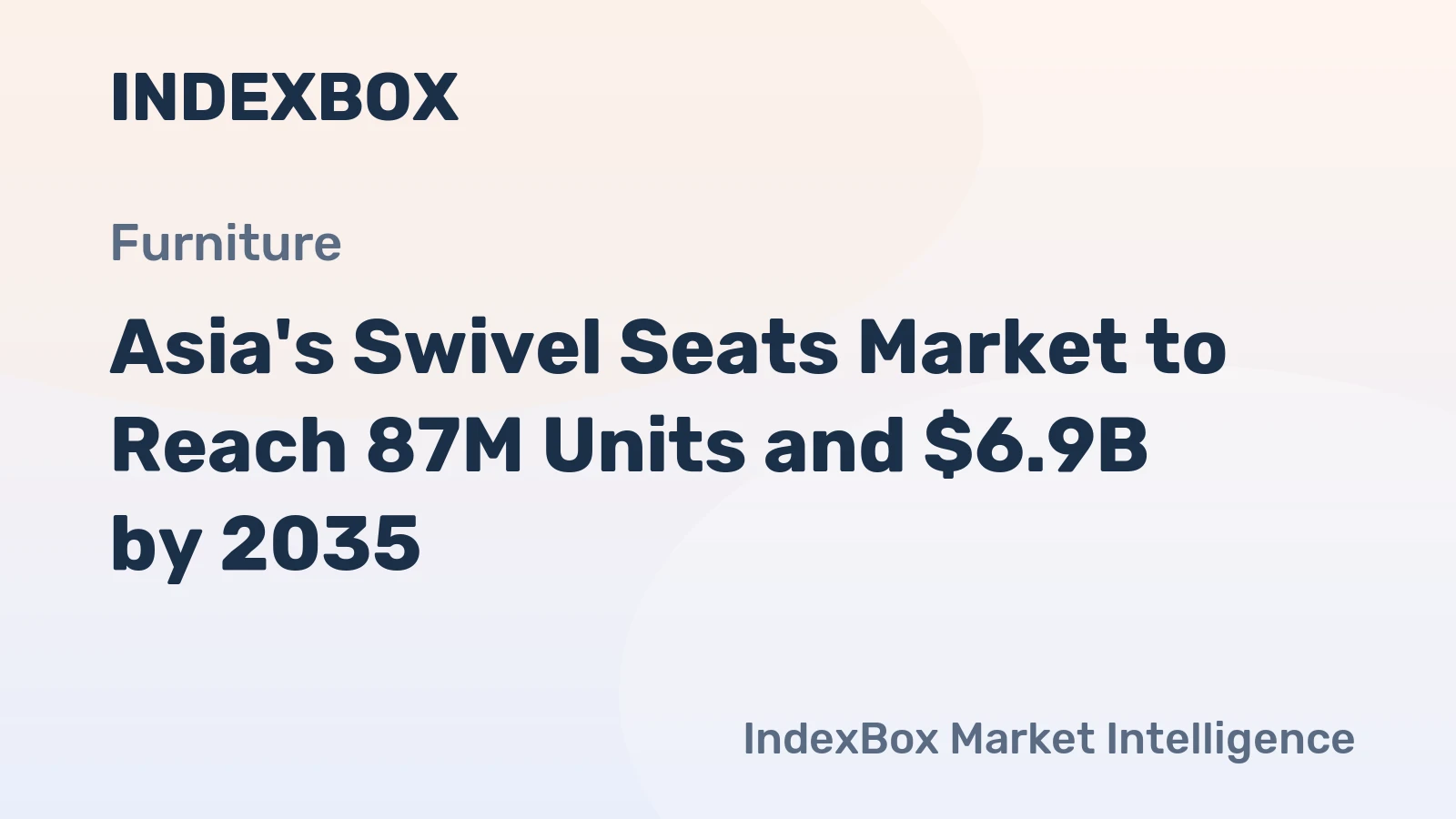 Asia's Swivel Seats Market to Reach 87M Units and $6.9B by 2035