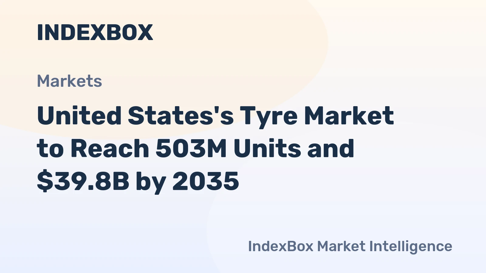 United States's Tyre Market to Reach 503M Units and $39.8B by 2035