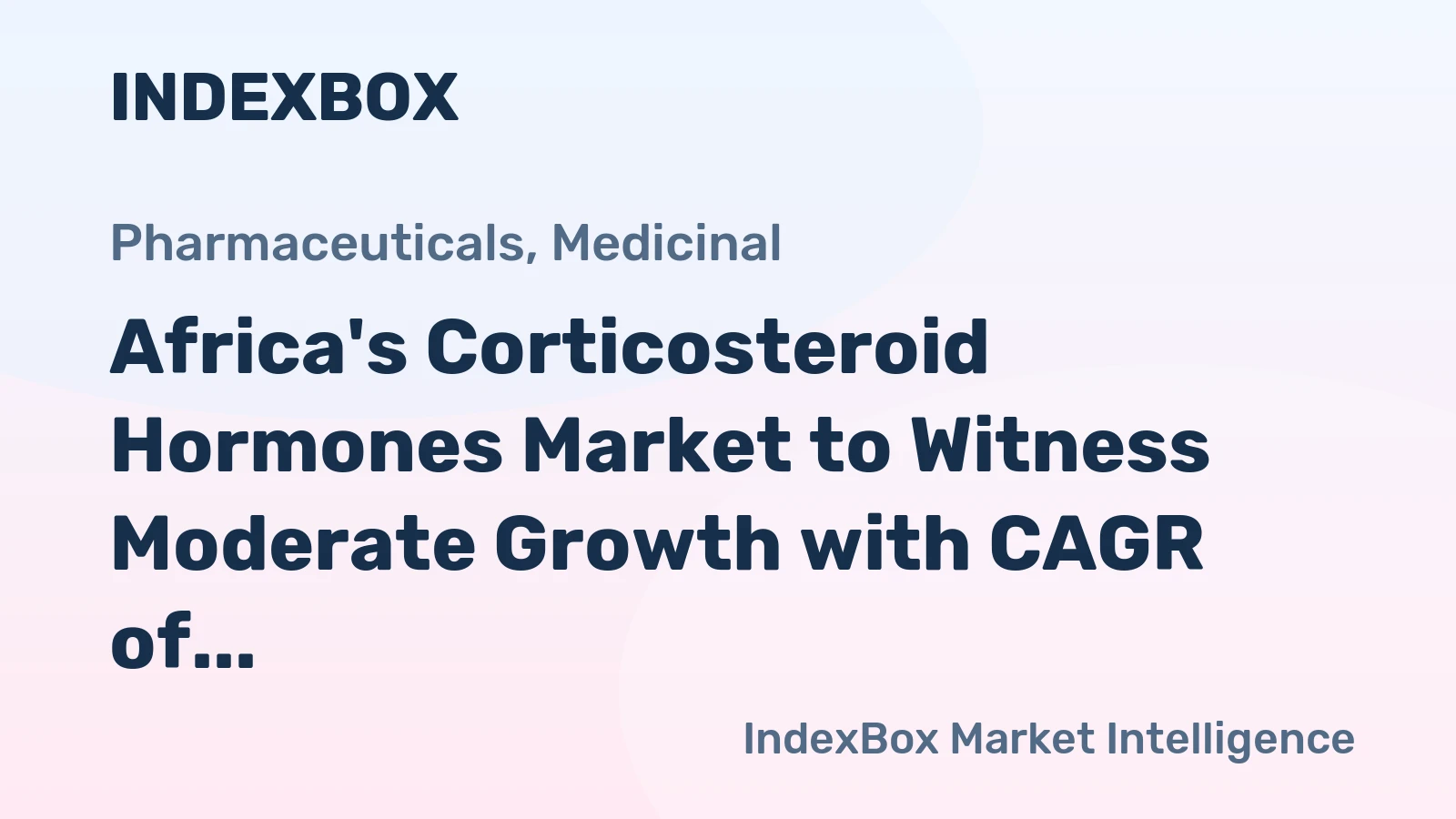 Africa's Corticosteroid Hormones Market to Witness Moderate Growth with CAGR of +1.5%