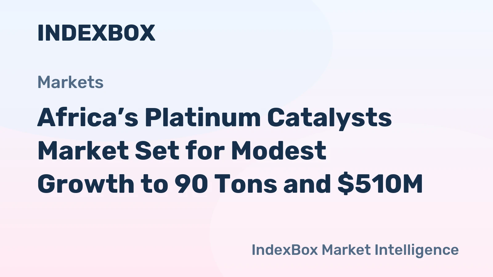 Africa’s Platinum Catalysts Market Set for Modest Growth to 90 Tons and $510M