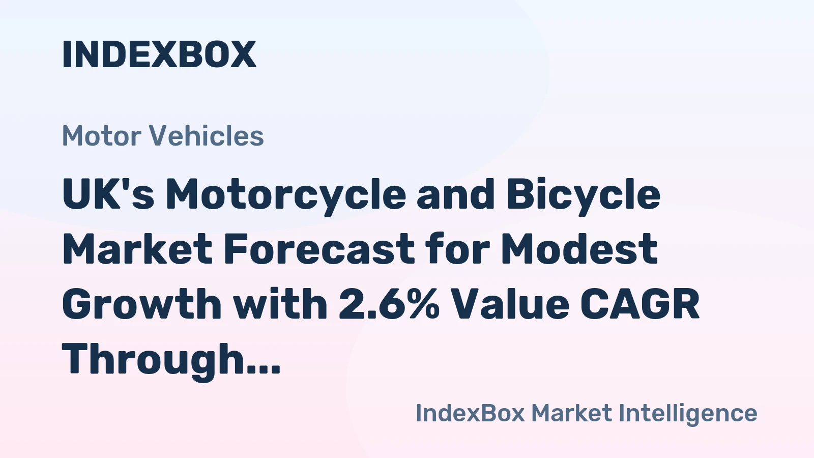 UK's Motorcycle and Bicycle Market Forecast for Modest Growth with 2.6% Value CAGR Through 2035