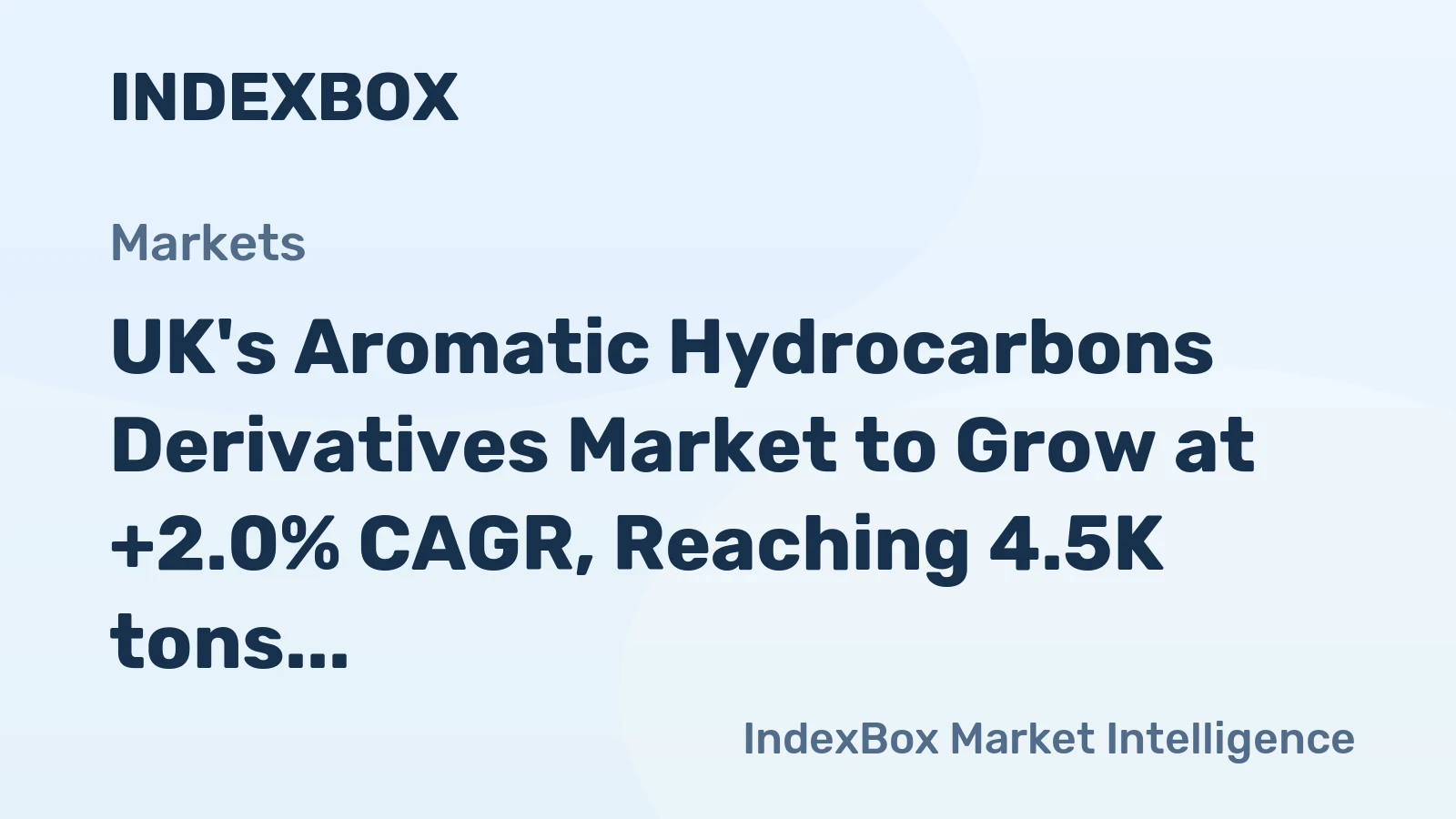 UK's Aromatic Hydrocarbons Derivatives Market to Grow at +2.0% CAGR, Reaching 4.5K tons by 2035