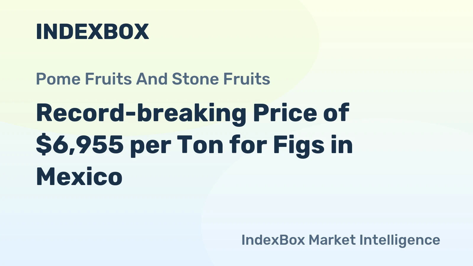 Record-breaking Price of $6,955 per Ton for Figs in Mexico